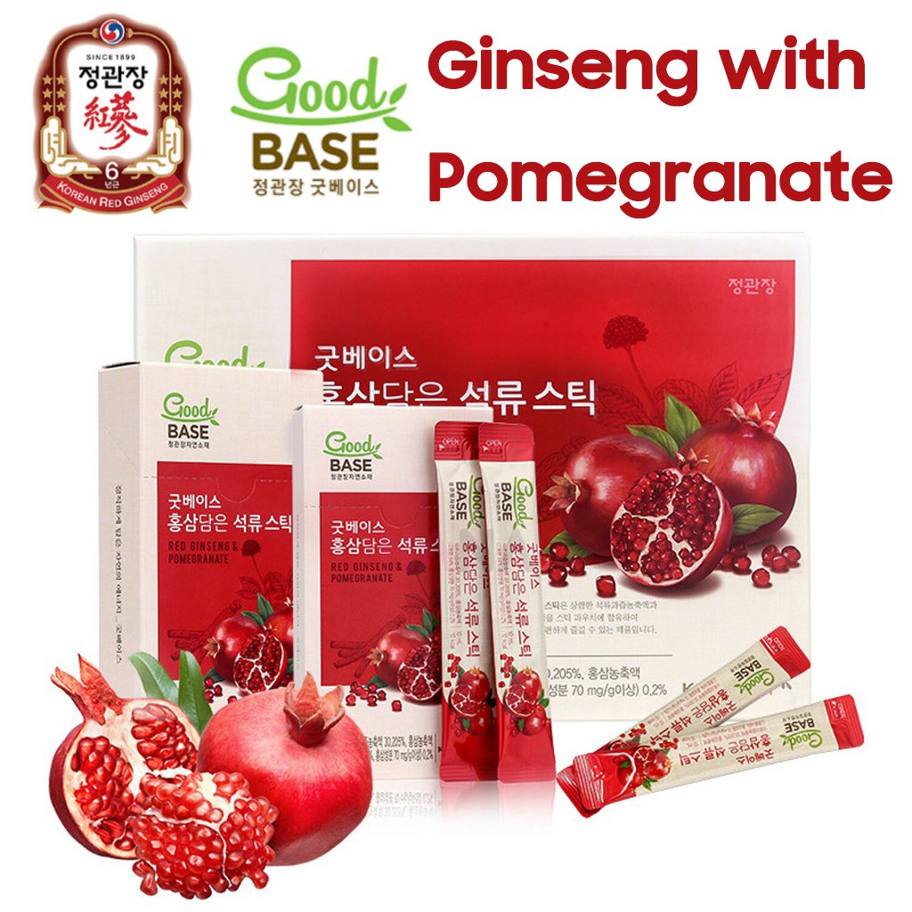[Cheong Kwan Jang] Good Base Korean Red Ginseng with Pomegranate 10ml X ...