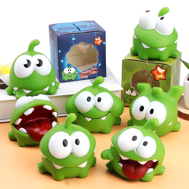 Soft Toy Mung Bean Decompression Frog Cut Rope Frog Pinch Call Cartoon ...