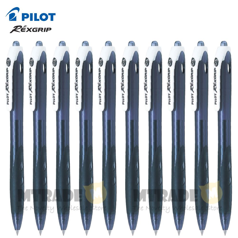 [Bundle 10 Pcs] Pilot Rexgrip Ballpoint Pen (0.5mm) BRG-10EF | Shopee ...