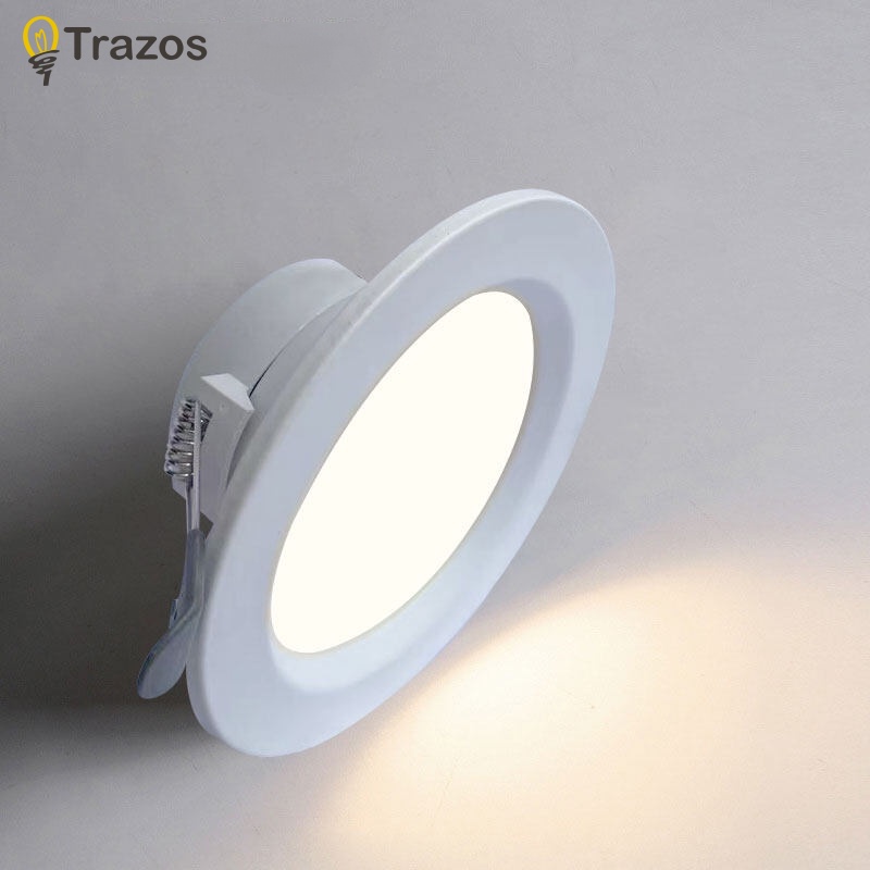 LED Downlight 5W Round Recessed Lamp AC 220V Down Light Home Decor ...