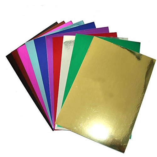 *LATEST* 230gsm A4 Hi Gloss Metallic Color Card | Shiny Craft Mirror ...