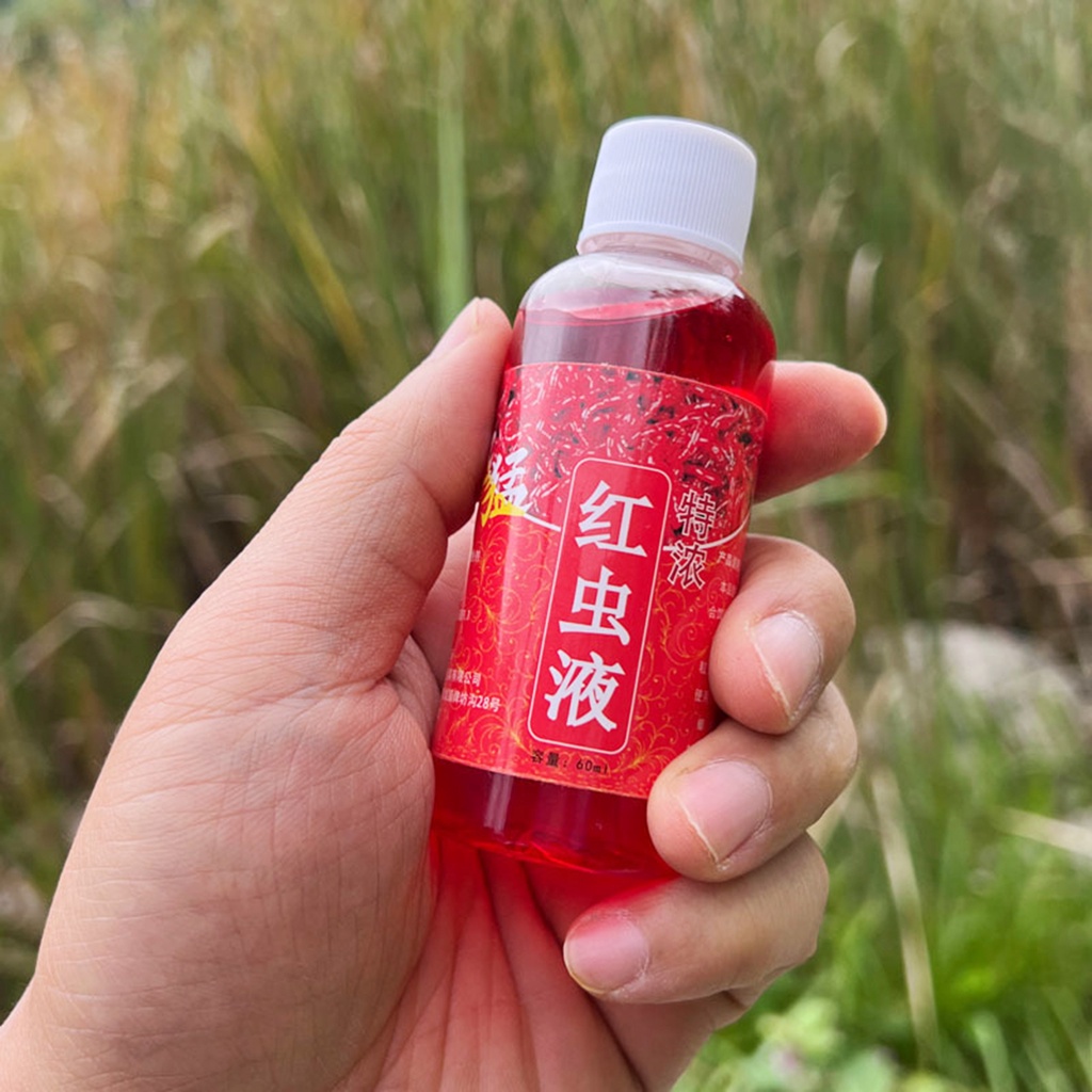 2PCS 120ML Fish Additive Concentrated Red Worm Liquid Carp Attractive ...
