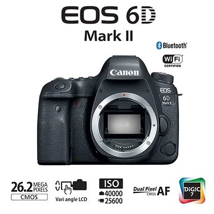 Canon EOS 6D Mark II DSLR Camera Body / 24-105 LIS II KIT | Shopee ...