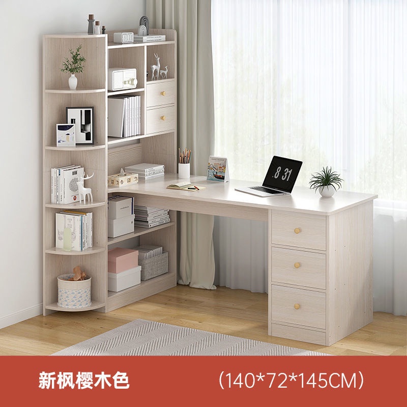 【In stock】2-level Bookshelf desk / With the drawer / Office desk ...