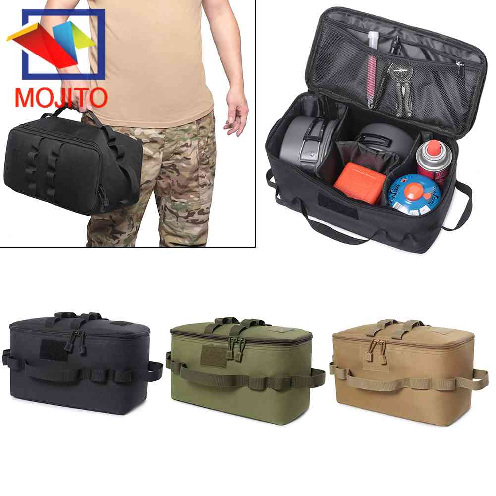 Camping Storage Bag 600D Oxford Gas Canister Case Wear-resistant Pot ...