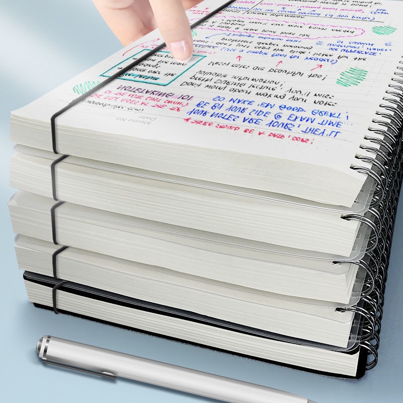 spiral Ring Line Notebook #Student Notepad #B5 A4 A5 A6 Note Book Set ...