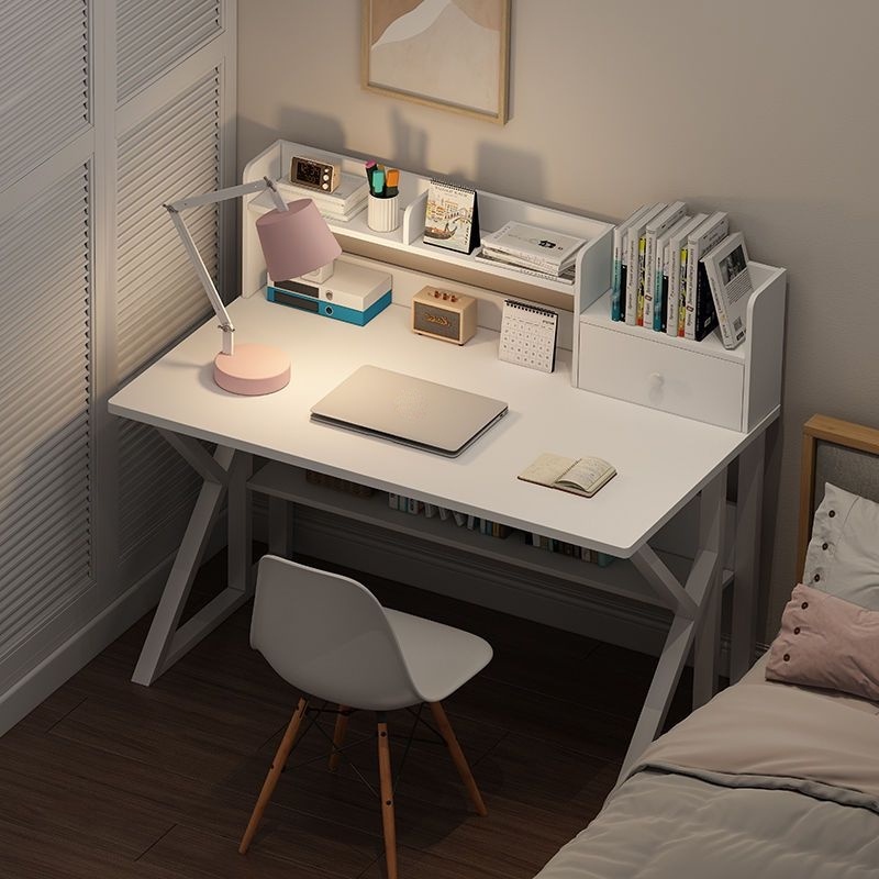 LZ Desk, Bookshelf, Integrated Desk, Desk Top, Office Desk, Girls ...