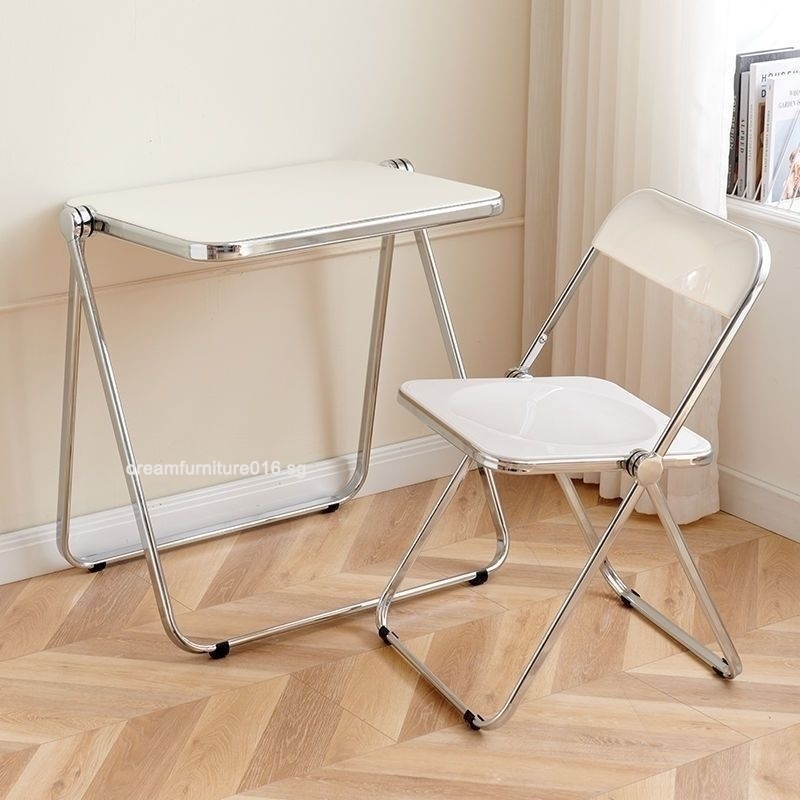 Acrylic Medieval Transparent Table Folding Table Portable Balcony ...
