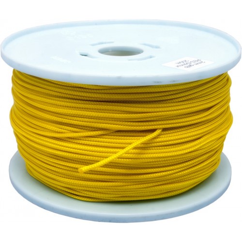 Braided Yellow Cave Line 2mm - 200 Meters | Distance line | Penetration ...