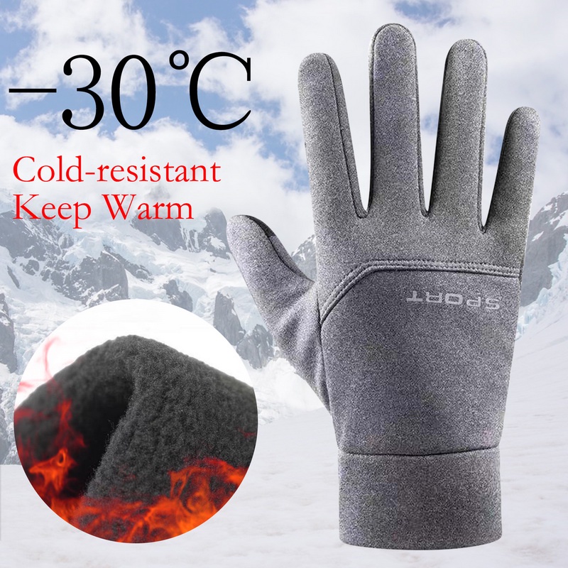 Warm Winter Gloves for Men Touchscreen Waterproof Windproof Gloves ...