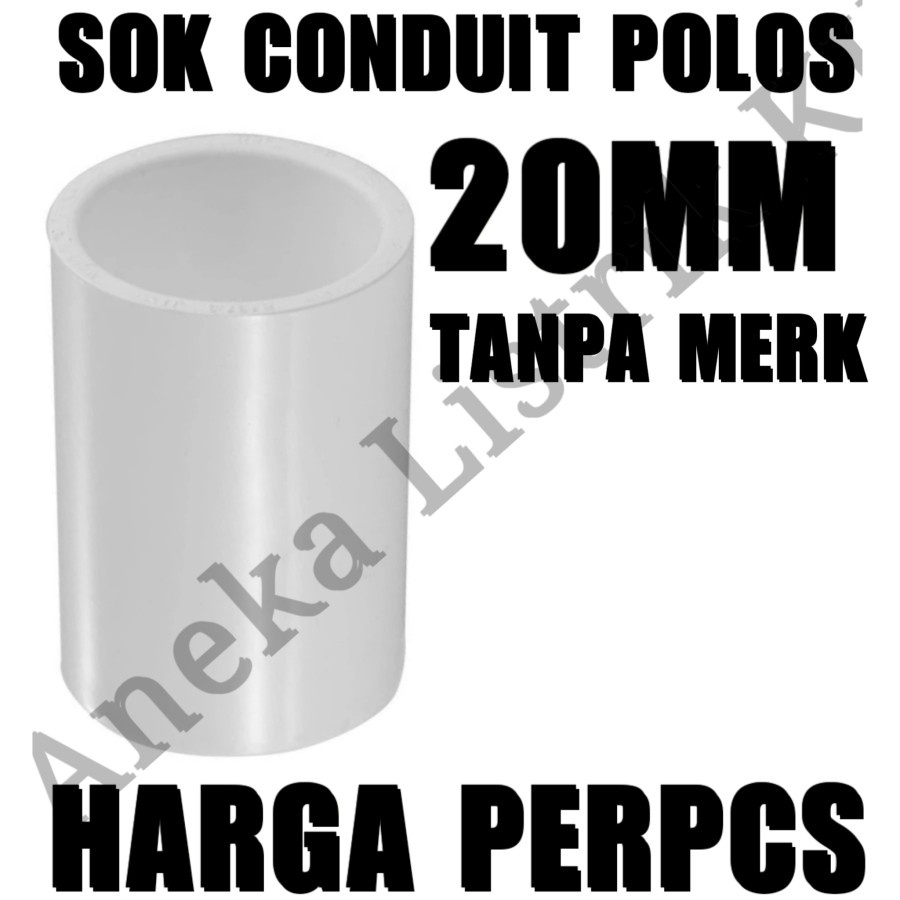PLAIN SOCKET 20MM ELECTRIC PIPE CONDUIT LEGRAND BOSS SOCK CONDUATE 20 ...