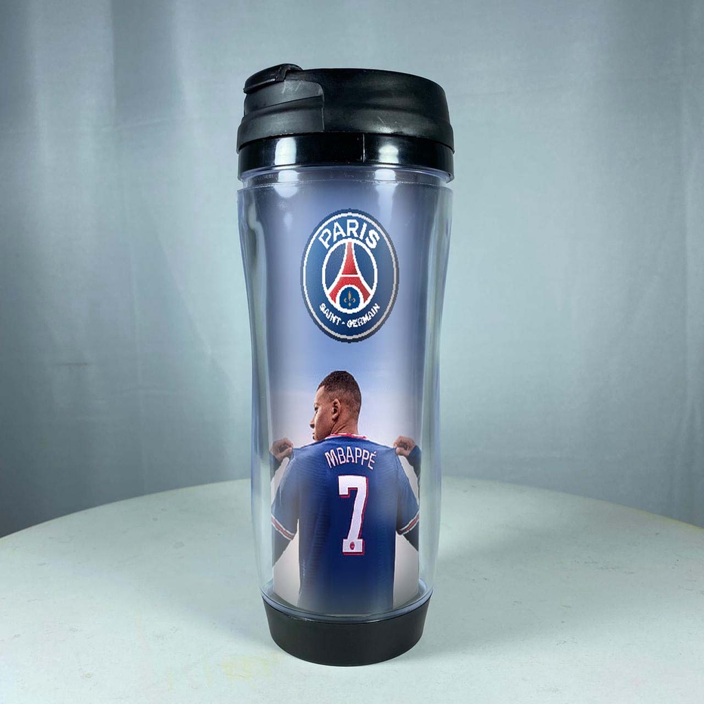 Tumbler Kylian Mbappe PSG Paris Club Fans Football Player Drink Bottle ...