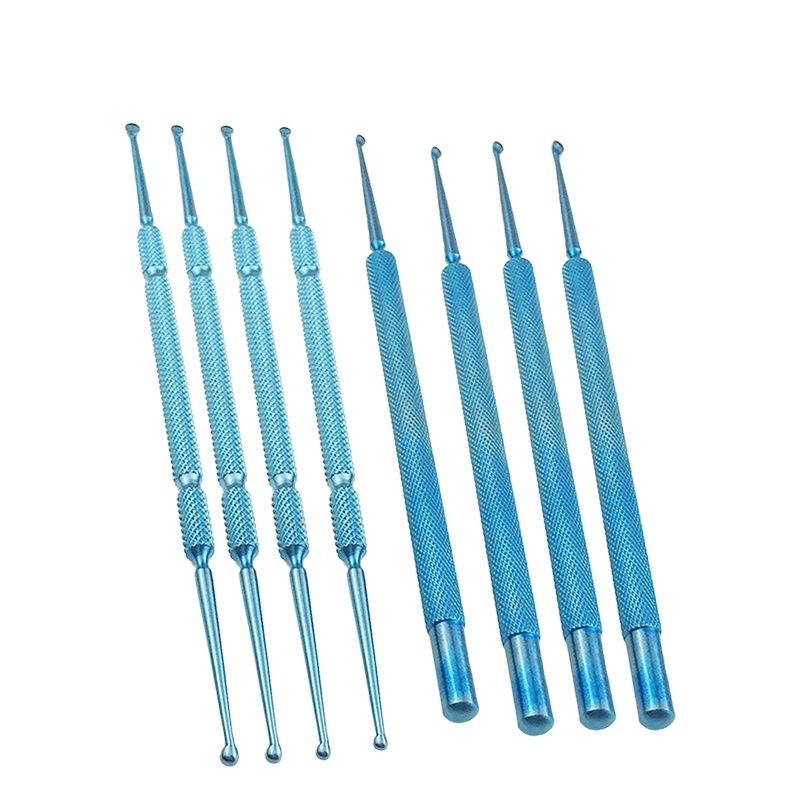 Titanium Double-ended Chalazion Curette Micro Ophthalmic Tweezers ...