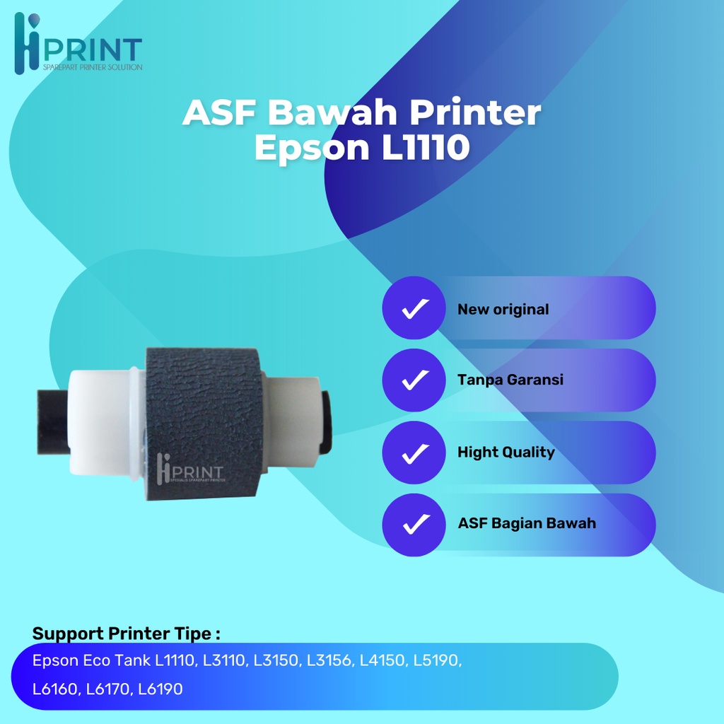 Asf Roller Bottom Epson L3210 L1110 L3110 L3150 L5190 Roll Paper Puller Printer Ink Tank EcoTank ...