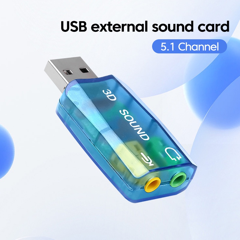 Mini External Usb To 3.5mm Mic Headphone Jack Stereo Headset 3d Sound ...