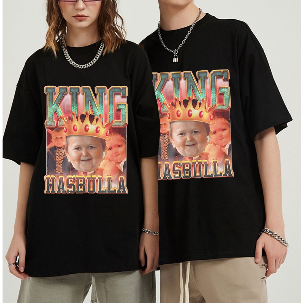 Short Sleeve T-Shirt Pure Cotton Hasbula King Fighting Meme Gabib Color ...