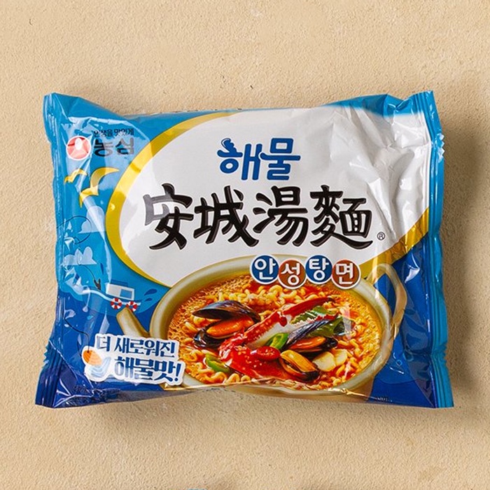 Nongshim Seefood Ansung Tang Myun Noodles 112g Korean Instant Ramen ...