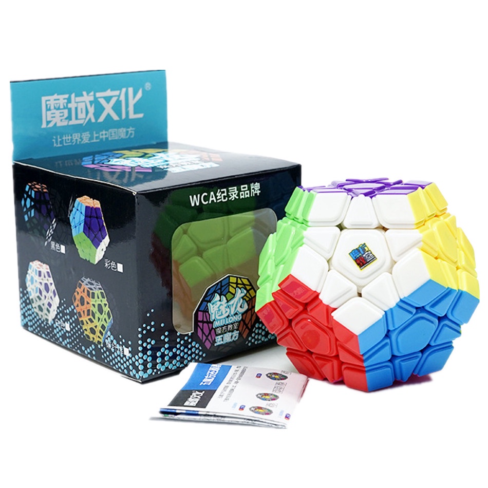 Moyu Megaminx Cube 3x3 Professional Convex Stickerless Megaminxeds 12 ...