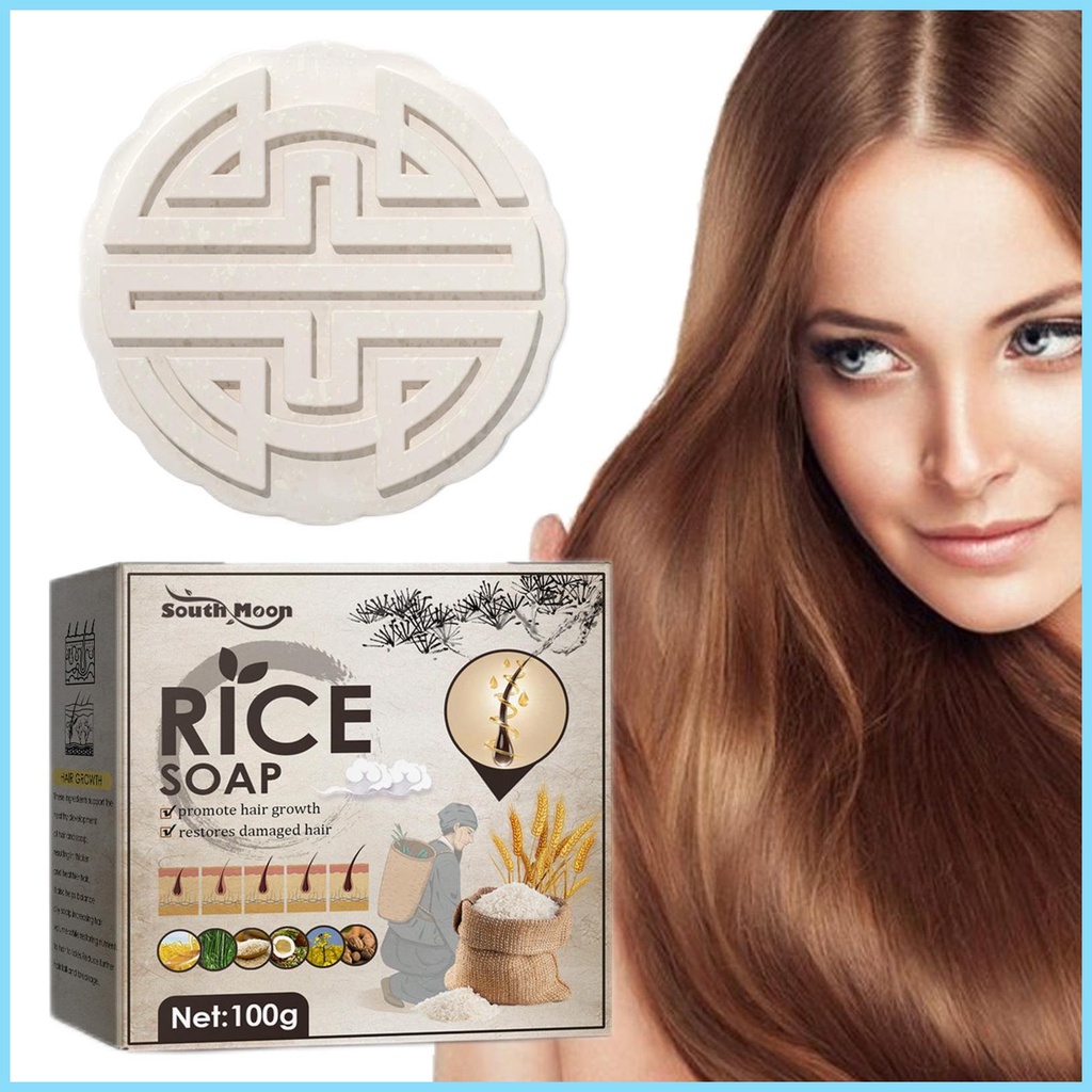 Shampoo Bar Solid Rice Water Shampoo Bar for Hair Growth Solid Shampoo ...