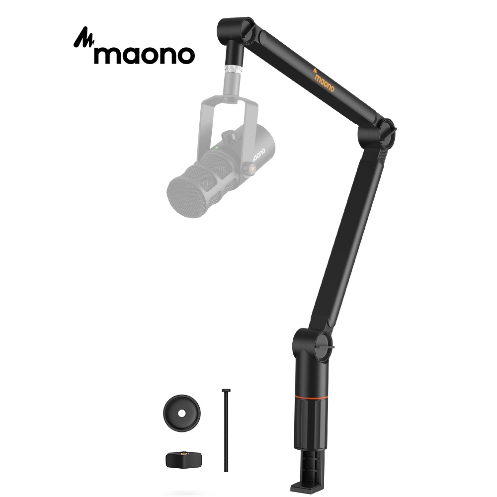 Maono BA91 Microphone Boom Arm Stand for Professional Podcast,Studio ...