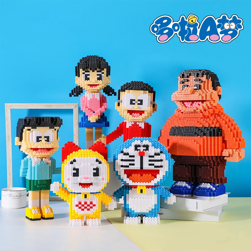 Doraemon series tandem building block toys | Shopee Singapore