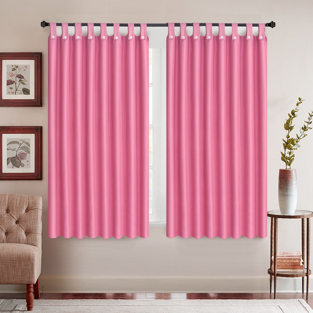 Blackout Curtain 1 PC Shoulder Strap Type For Living Room Sliding Door ...