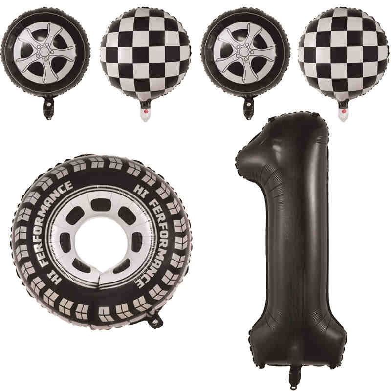 New Design 6Pcs/set Hot Wheels Birthday Party Decor 30inch Number 1 2 3 ...