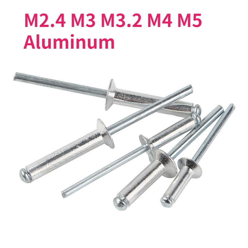 M2.4 M3 M3.2 M4 M5 Pop Rivets Aluminum Countersunk Head Blind Rivet ...