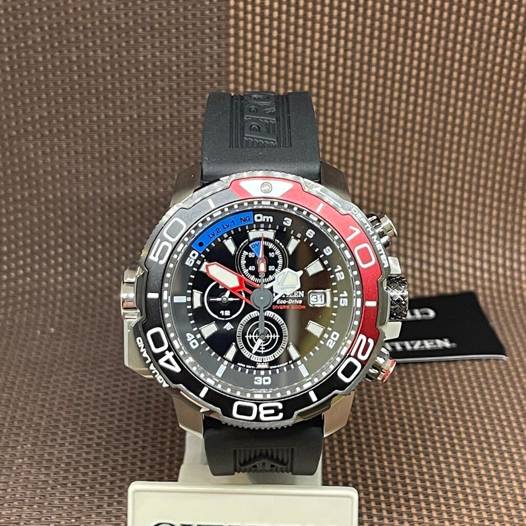 Citizen ProMaster Aqualand BJ2167-03E Eco-Drive Depth Marine Diver's Men's Watch | Shopee Singapore