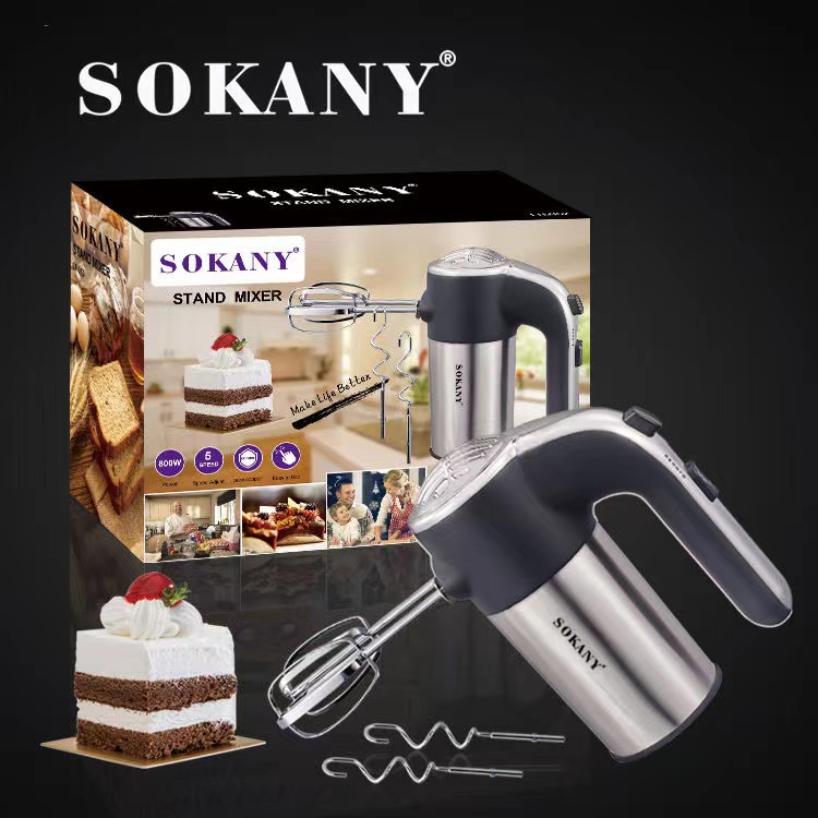SOKANY table type egg beater stainless steel 800W 5-gear adjustable ...