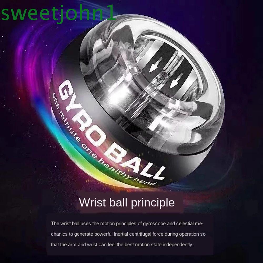 SWEETJOHN Fitness Equipment Gyro Power Ball Muscle Trainer Forearm ...