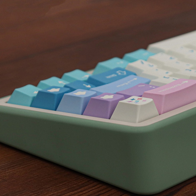130 KEYS GMK Fairy Keycap Cherry Profile DYE-SUB Keycaps For Mechanicla ...