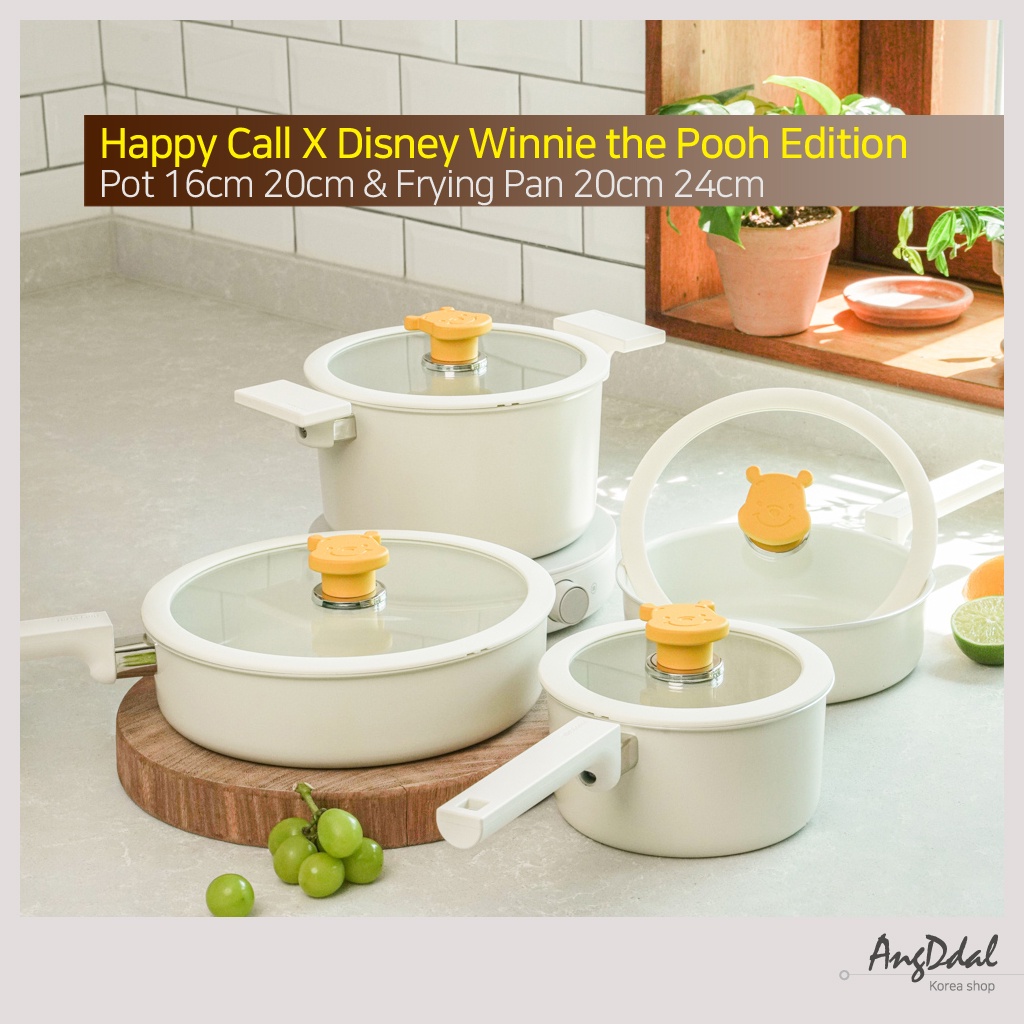 HappyCall x Winnie the Pooh IH Pot & Frying Pan Set - Non-Stick ...