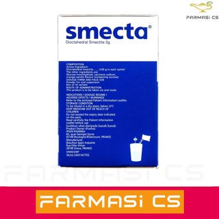 Smecta Anti-Diarrheal Powder Diosmectite Orange Vanilla 3g x 12 sachets ...