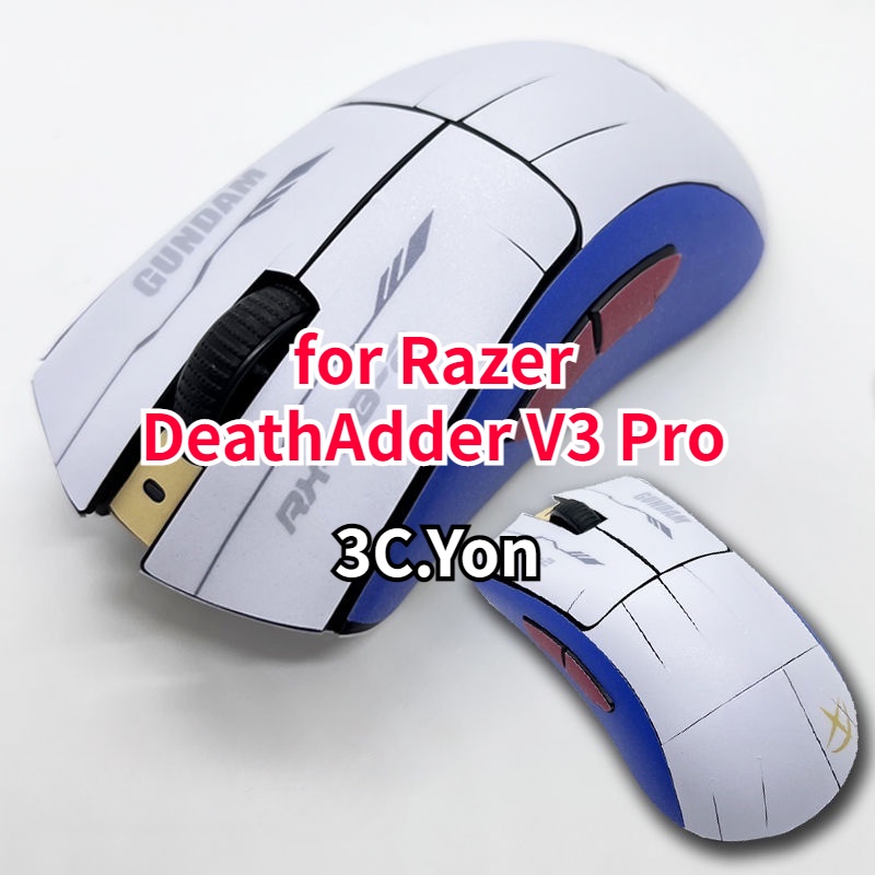 Mouse Skin for Razer DeathAdder V3 Pro Wireless Gaming Set Straw Matte ...