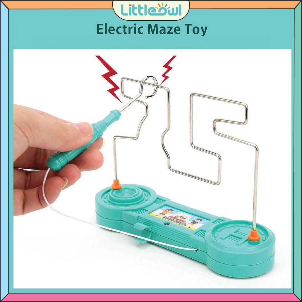 Don't Buzz the Wire Game Test Hand Buzzer Electric Maze Toy Kids ...