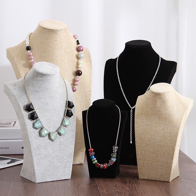 Necklace Bust Jewelry Bust Stand Necklace Pendant Chain Model Display ...