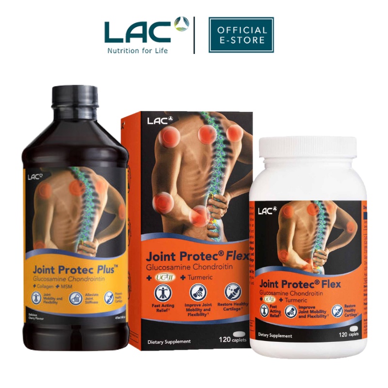 [LAC JOINTS] Joint Protec Plus (16 Fl. Oz) / Joint Protec Flex (120 ...