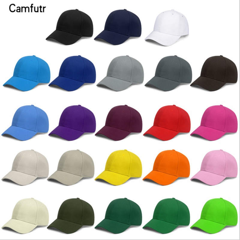 Solid Color Velcro Adjustable Unisex Spring Summer Dad Hat Shade Hip ...