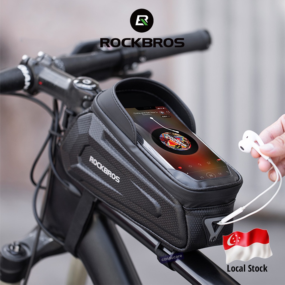 [CLEARANCE] Rockbros Bicycle Bag Phone Mount Waterproof Cycling Tube ...