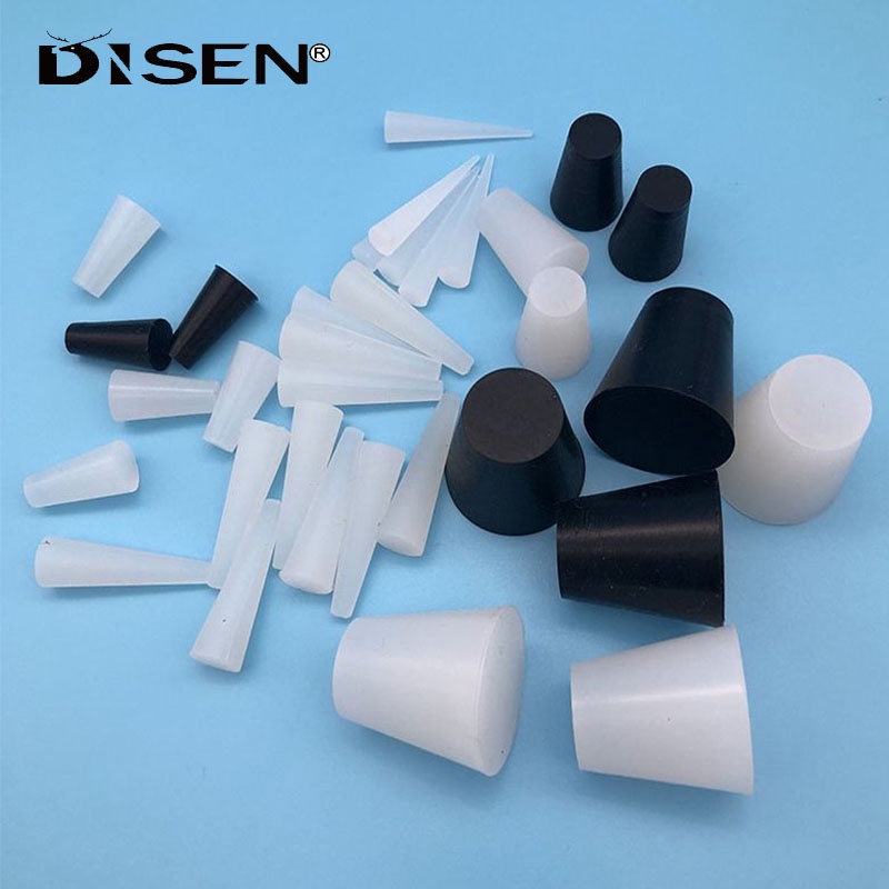 2/5Pcs Clear / Black Conical Silica Gel Stopper HIGH TEMP Silicone ...