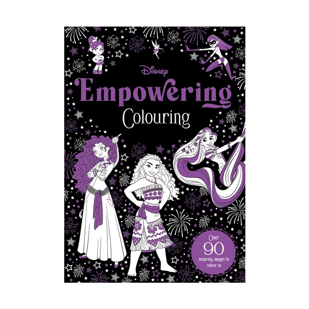 Disney Empowering Princesses Colouring Book with 90+ Images to Color ...