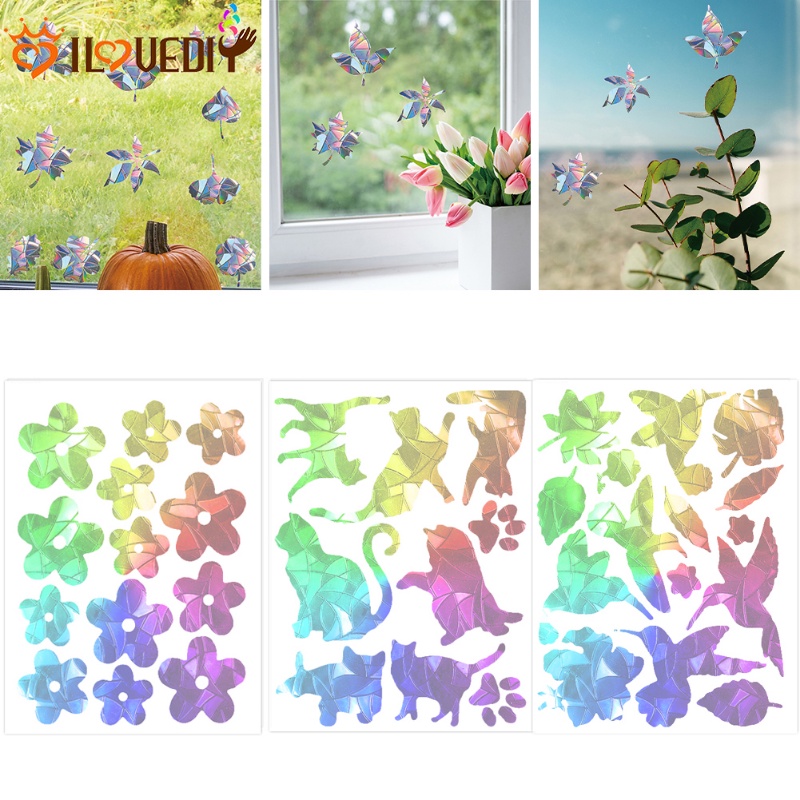 Sun Catcher Wall Decorator Rainbow Prism Electrostatic Glass Stickers ...