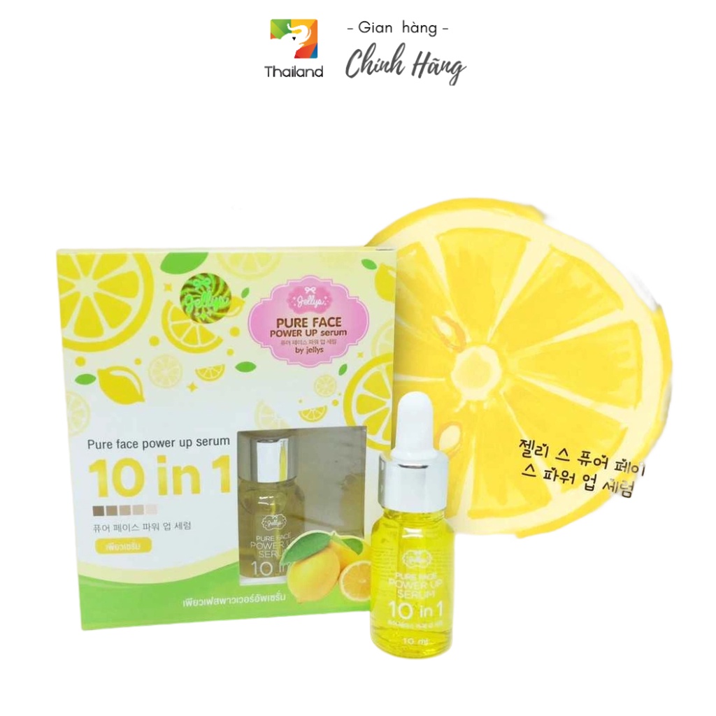 Jellys PURE FACE Power Up serum 10 in 1 (Thailand) | Shopee Singapore