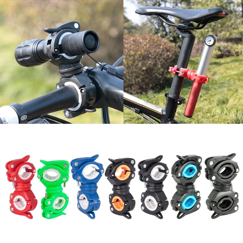 EDB* Bike Flashlight Mount Handlebar Light Holder Mount Mounting ...
