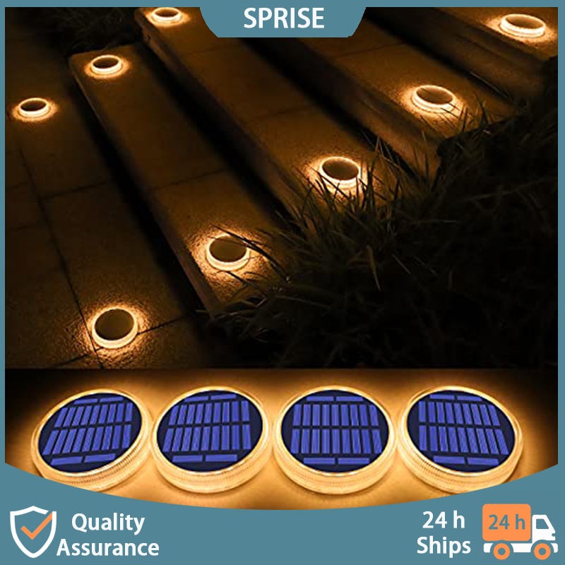SPRISE Solar LED Night Light Outdoor Lighting Waterproof Big Solar ...