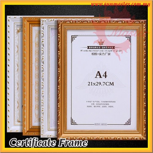 A4 Certificate Frame | Photo Frame | PHOTO DECO FRAME / DOCUMENT FRAME ...