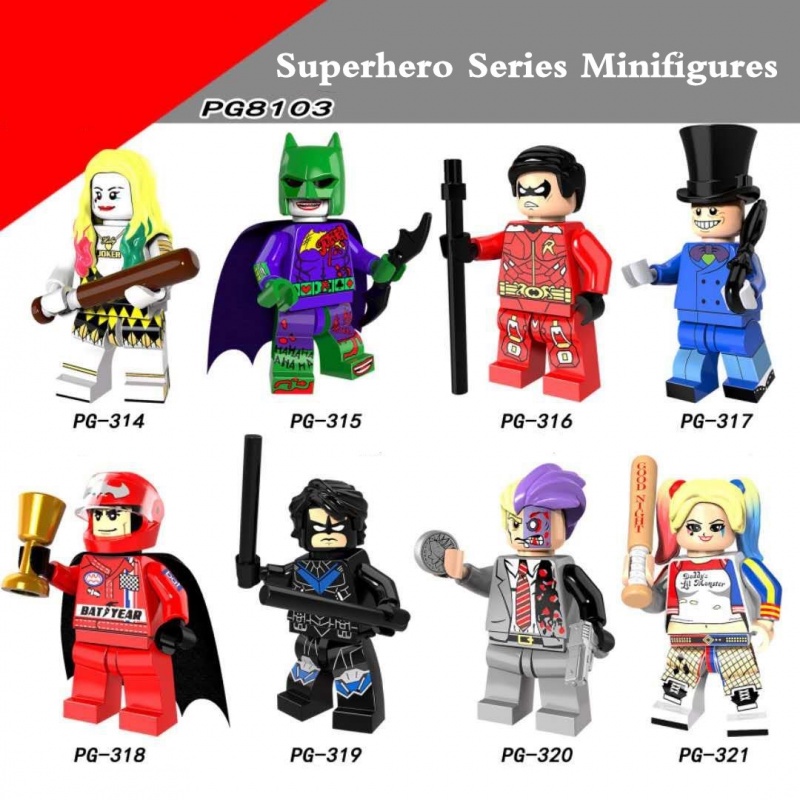 Building Blocks Minifigures Superhero Series Harleen Quinzel Batman The ...
