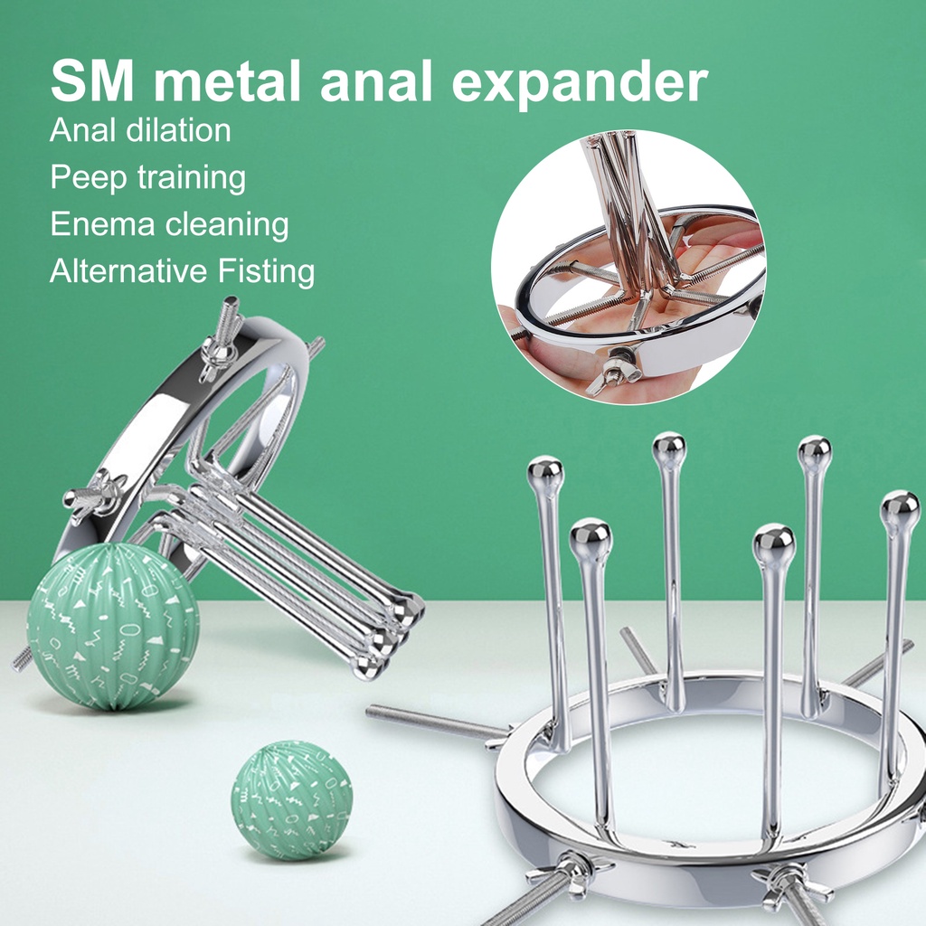 Cm Anal Expander Adjustable Waterproof Metal Anal Toy Butt Plugs ...