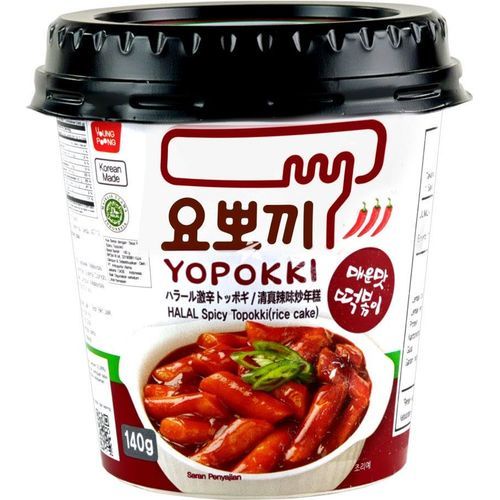 Young Poong Yopokki Halal Spicy Topokki Rice Cake 140g | Shopee Singapore